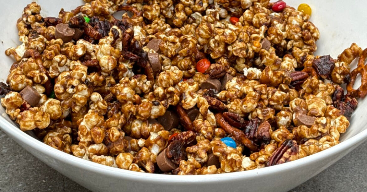 Sweet and Salty Griddle Caramel Pop Crunch - We Love Fire®